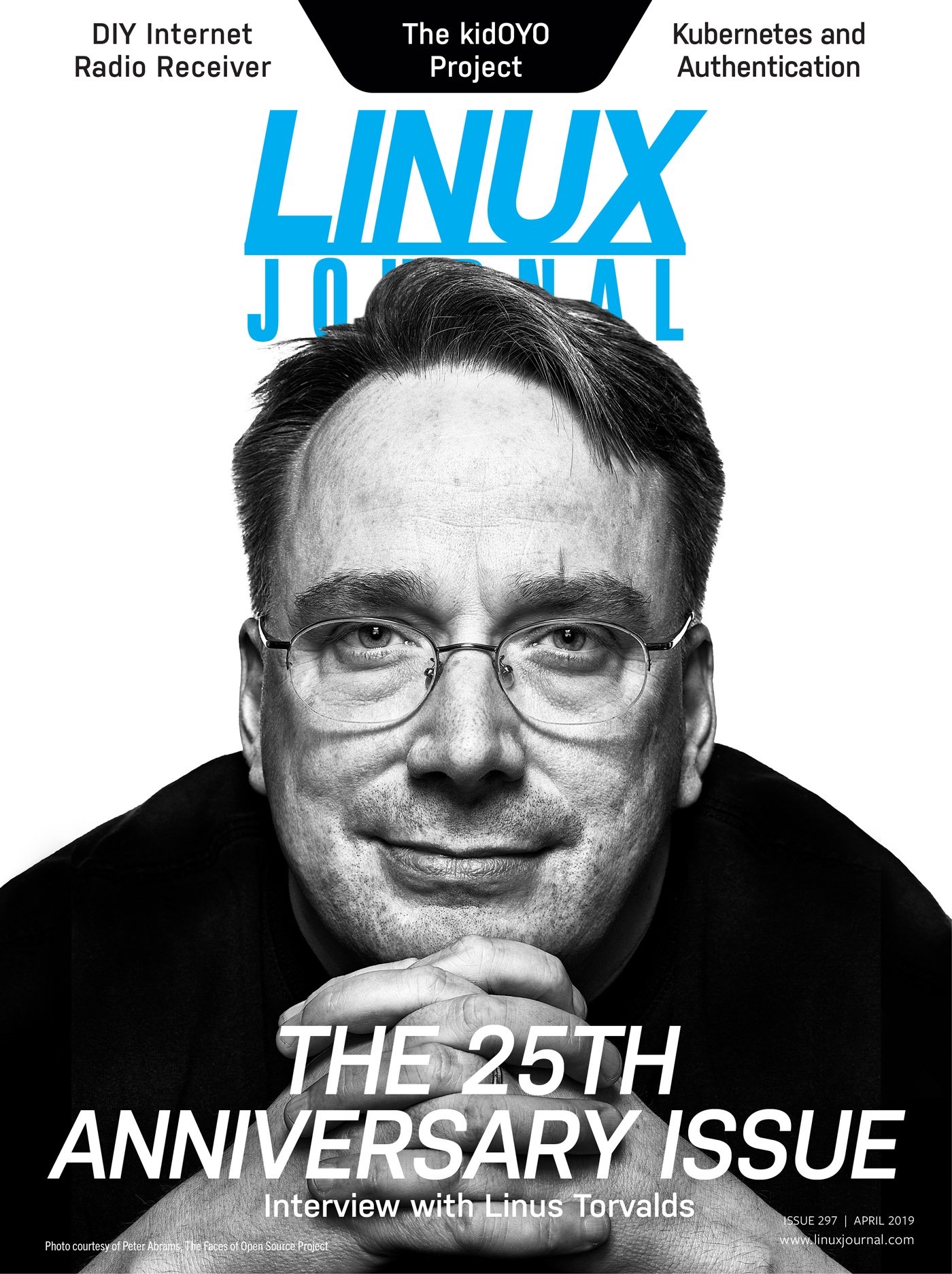 Linus on the Cover of Linux Journal - Faces of Open Source